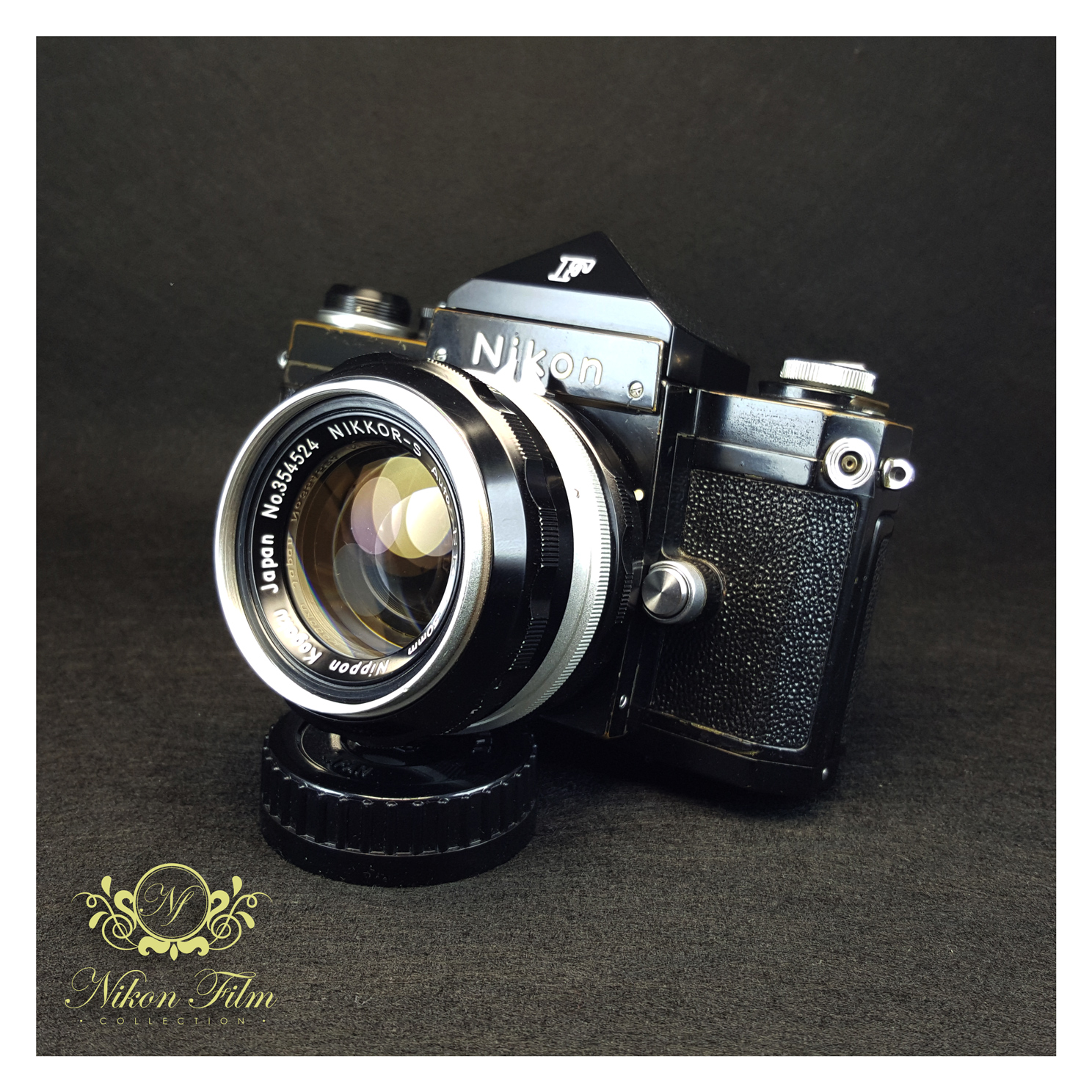 Nikon F Eye-Level - Nippon Kogaku - Black + S-Auto 50mm 1.4 - NIKON-FILM